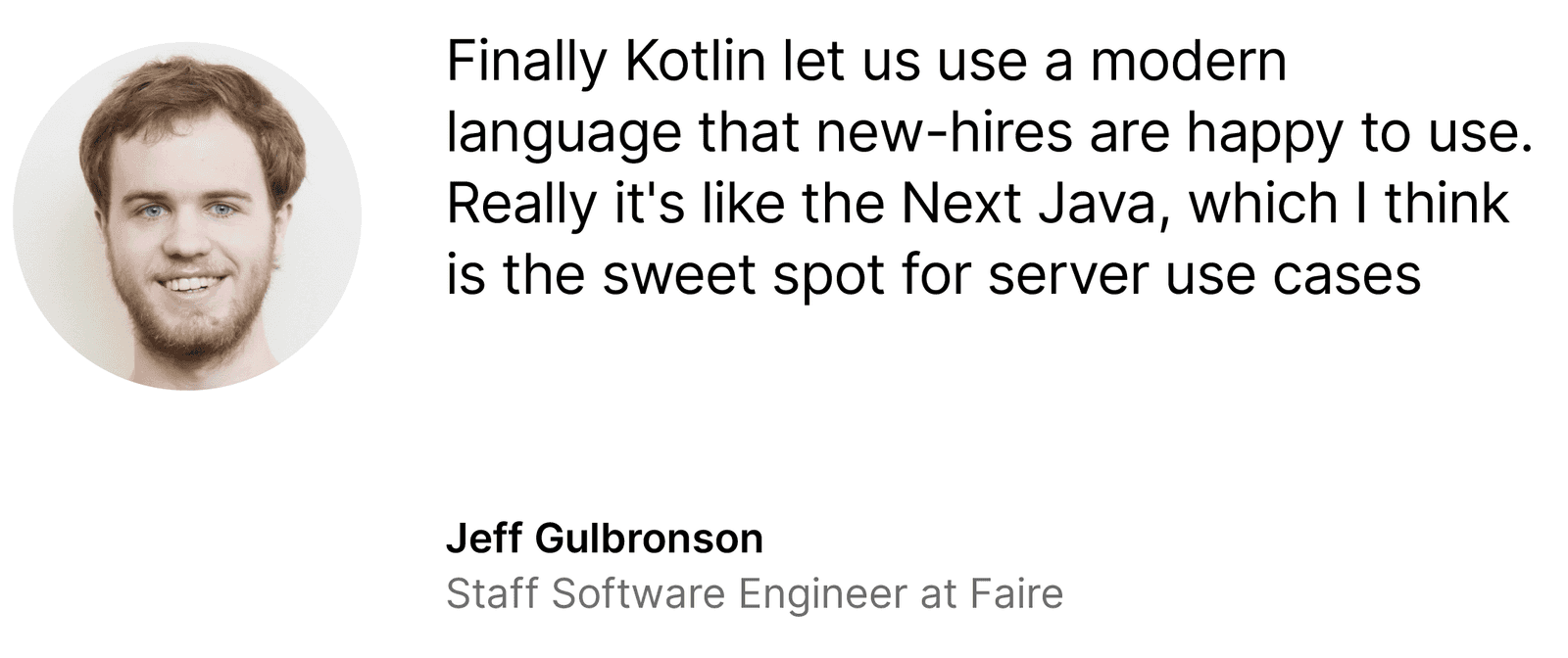Case Study Faire | Productive Server-Side Development with Kotlin Programming Language